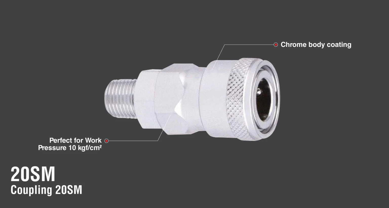 Ronix 20SM, Air Coupler, maximum air pressure of 10kgf/cm² | 🧰 Ronix Tools