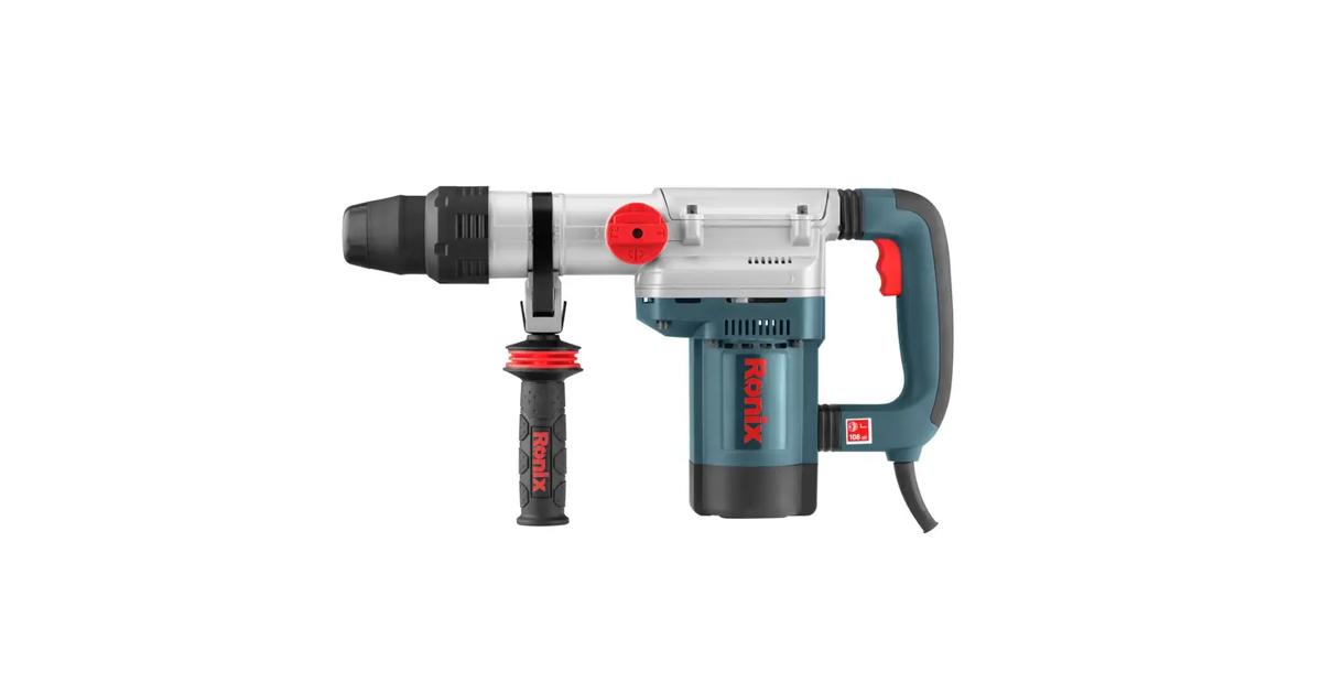 Corded SDS-Max Rotary Hammer, 1250W, 410 RPM, 2600 BPM | 🧰 Ronix Tools