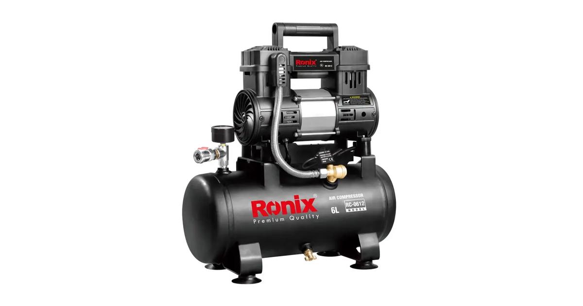 6L Quiet Air Compressor, 600W: Catalog + Features | 🧰 Ronix Tools