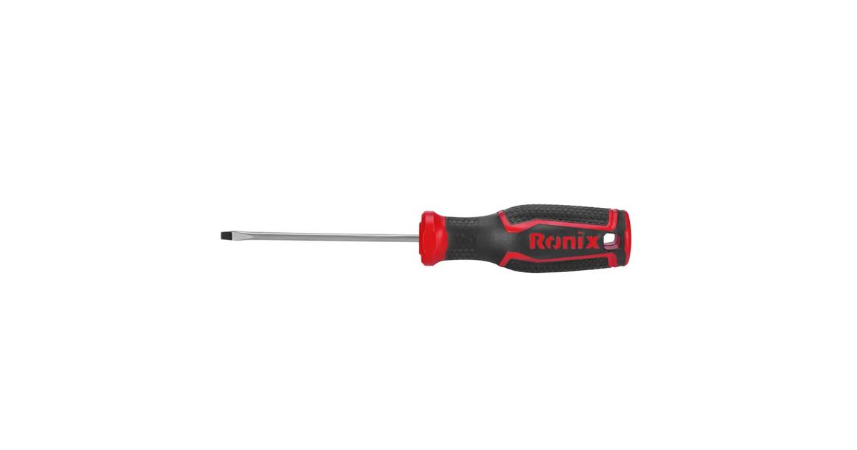 RH-2739 Screwdriver 3×75mm-Slotted, Cr-V, Magnetic Tip | 🧰 Ronix Tools