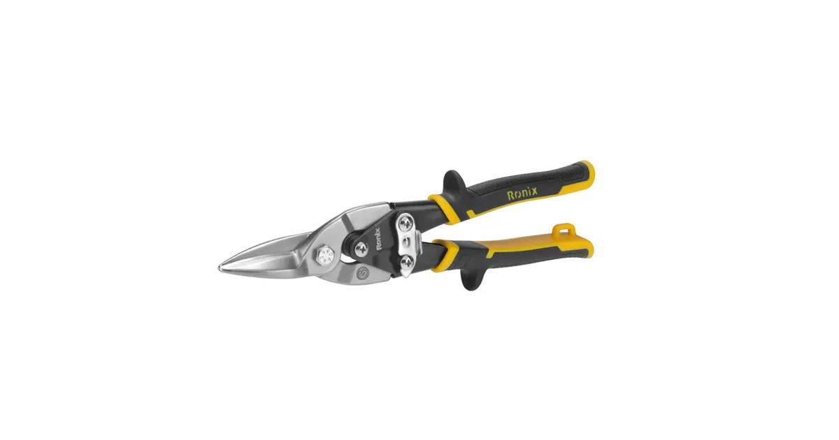Ronix RH-3904 Aviation Snips, straight, Cr-V body | 🧰 Ronix Tools