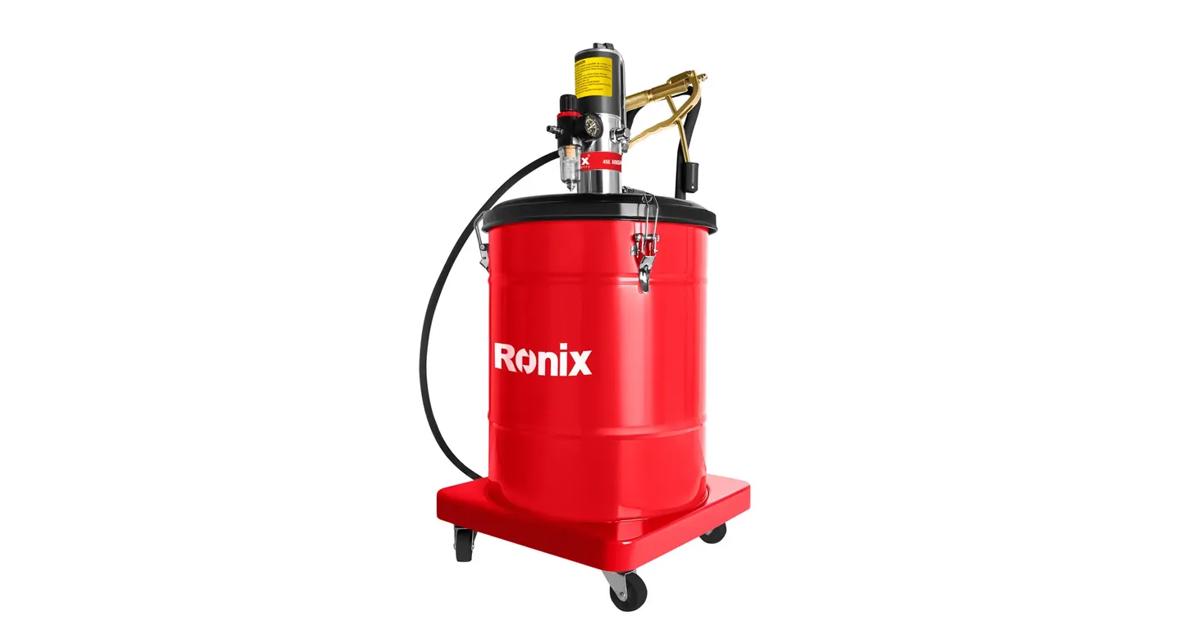 RH-4309 High-Pressure Pneumatic Grease Pump 6-8 Bar 45L | 🧰 Ronix Tools