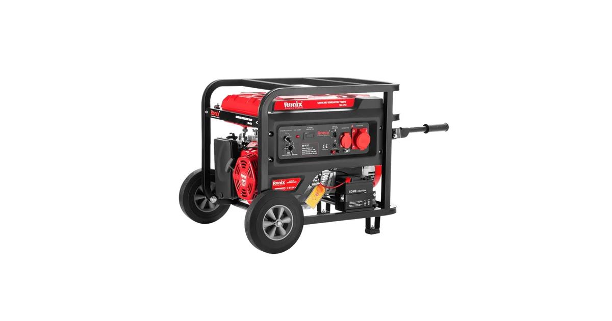 Gasoline Generator, 7000W: Catalogue + Features | 🧰 Ronix Tools