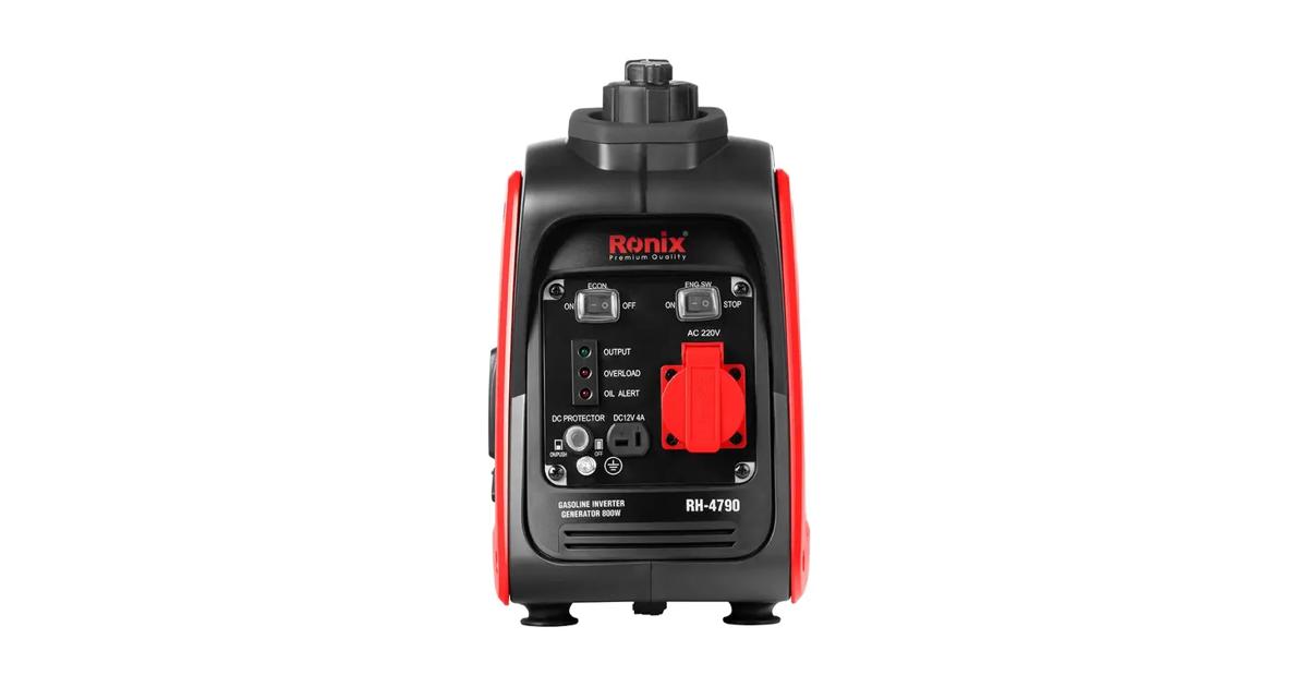 Super Quiet Gasoline Inverter Generator, 800W | 🧰 Ronix Tools