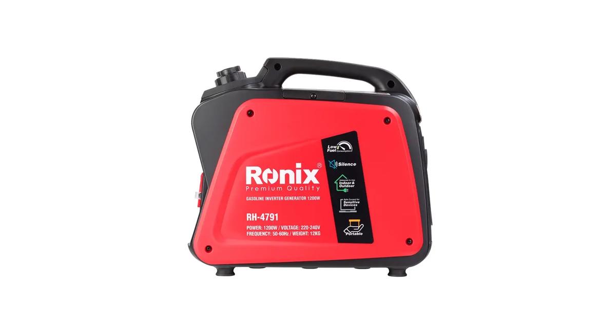 Super Quiet Gasoline Inverter Generator, 1200W | 🧰 Ronix Tools