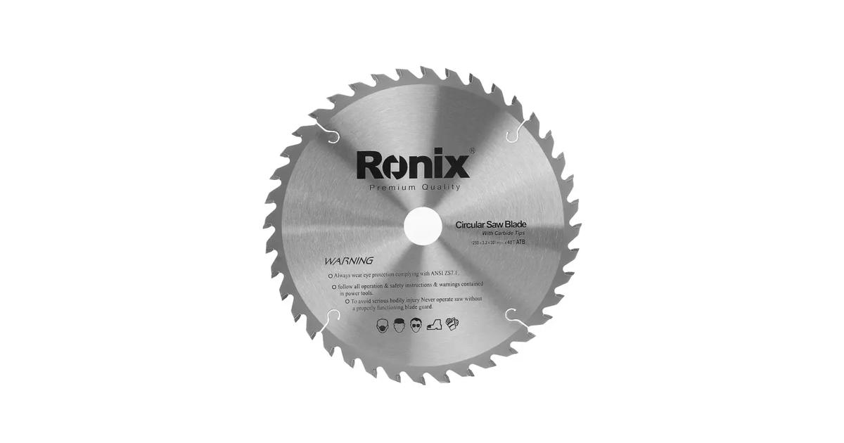 Circular Saw Blade 250*40T | 🧰 Ronix Tools