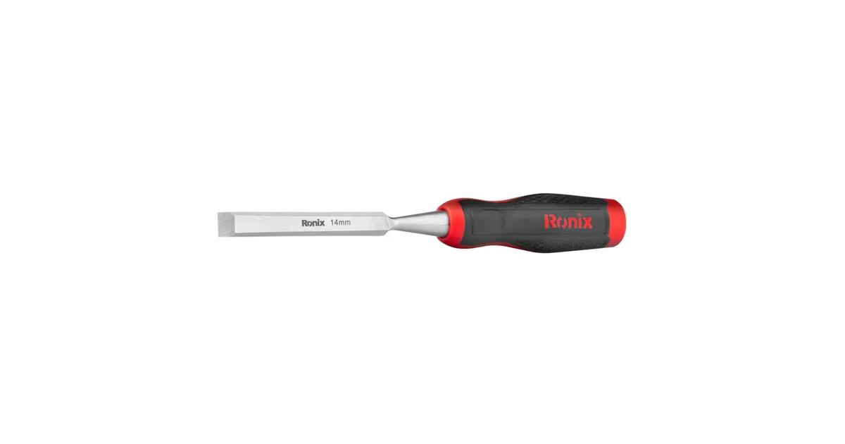 RH-7114 Wood Chisel, 14mm, Cr-V, TPR + PP + Steel cap | 🧰 Ronix Tools