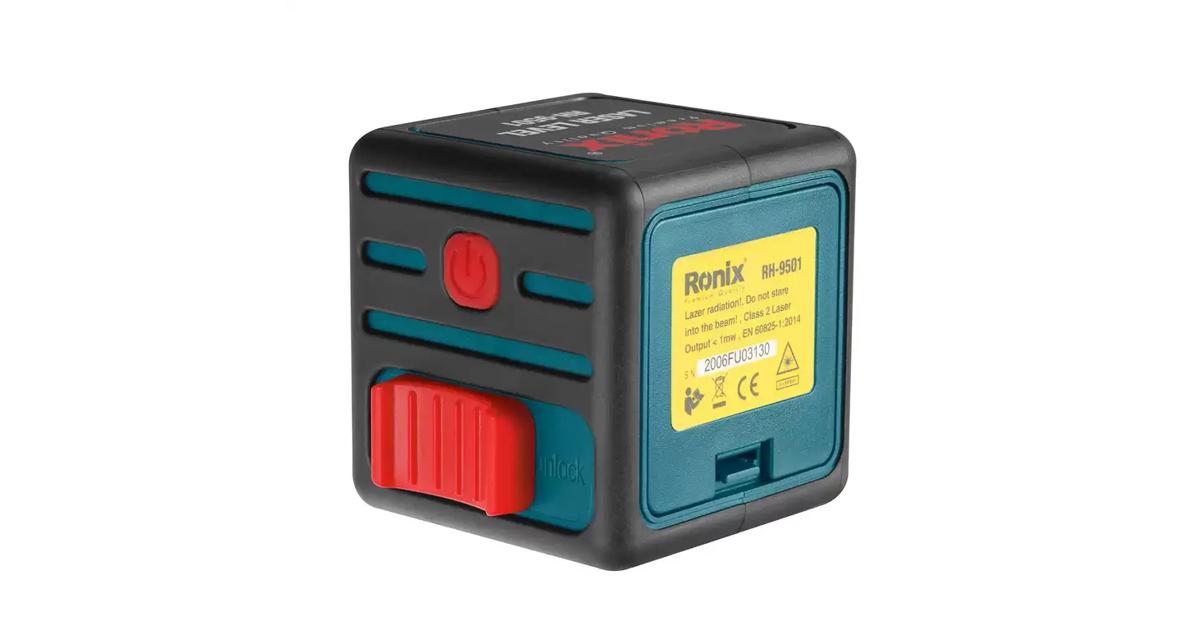 Cross-Line Laser Level, Self-Leveling with Red beam | 🧰 Ronix Tools